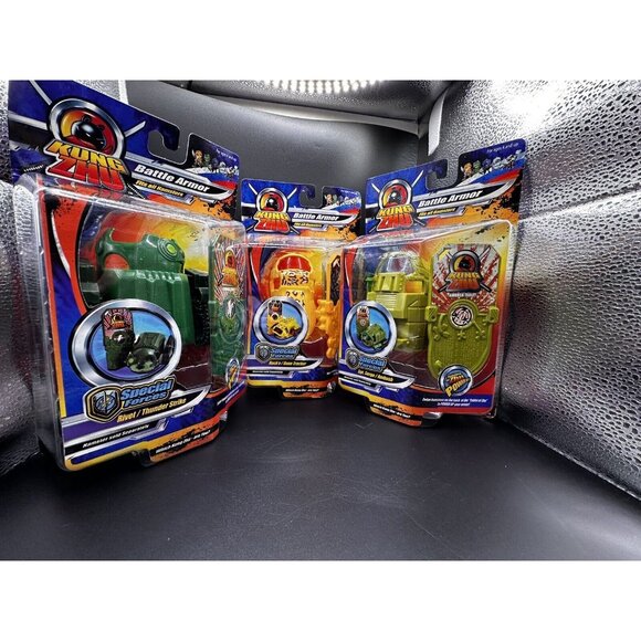 Kung Zhu | Toys | Lot 3 Nib Kung Zhu Hamster Battle Armor Special ...